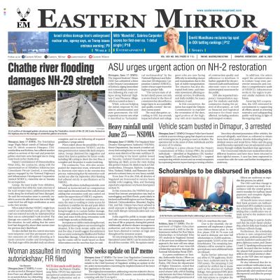 Eastern Mirror June 18, 2025 - Page 1 - Eastern Mirror Epaper