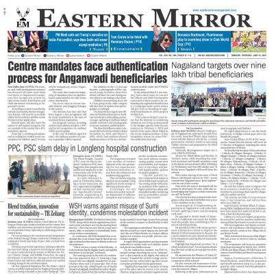 Eastern Mirror June 19, 2025 - Page 1 - Eastern Mirror Epaper