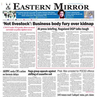 Eastern Mirror January 24, 2026 - Page 1 - Eastern Mirror Epaper