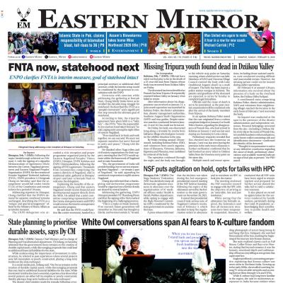 Eastern Mirror February 8, 2026 - Page 1 - Eastern Mirror Epaper