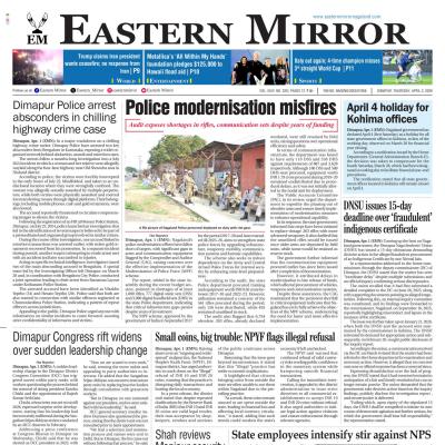 Eastern Mirror April 2, 2025 - Page 1 - Eastern Mirror Epaper